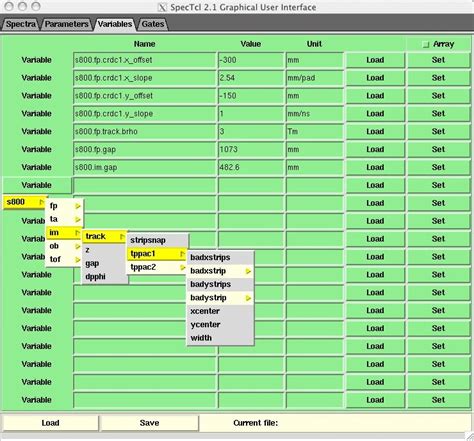 Treeparameter And Treevariable Classes