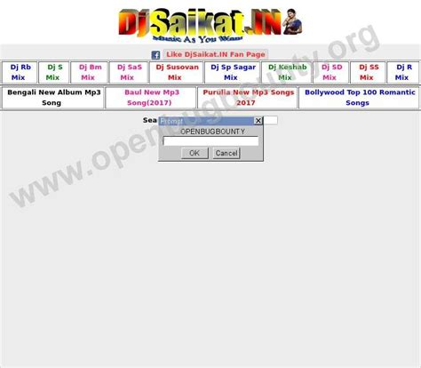 All Vulnerabilities For Djsaikat In Patched Via Open Bug Bounty