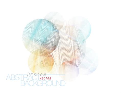 Abstract Circular Dots Style Vector Stock Vector Illustration Of