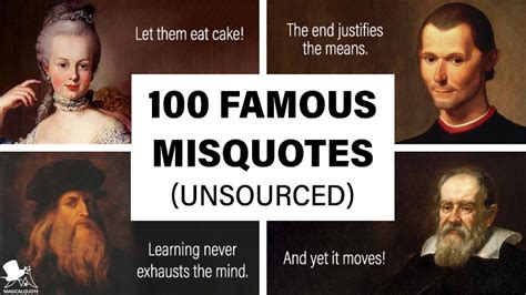 100 Famous Misquotes Unsourced Magicalquote