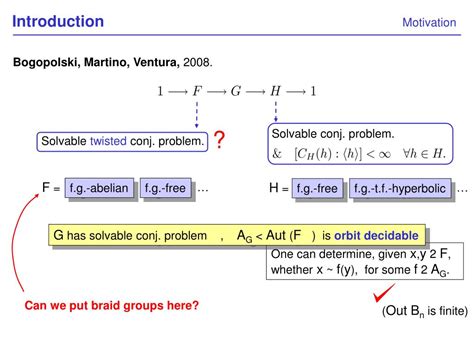 Ppt Twisted Conjugacy In Braid Groups Powerpoint Presentation Free Download Id 978495