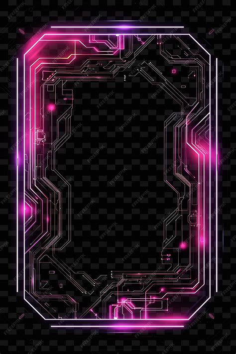 premium psd tron inspired circuit signboard with a rectangular board