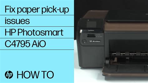 Hp Photosmart C4600 C4700 Printers Out Of Paper Error Message And