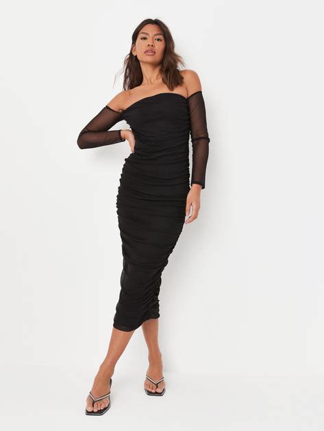 Плаття футболка вечірнє міді жіноче Missguided Gd 00062752 42 Чорне Dn5059928185202