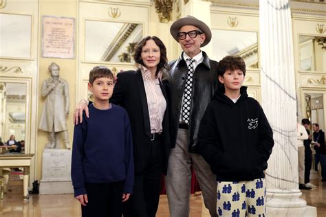 Jeff Goldblum Appears At Winter Olympics With Wife And Sons