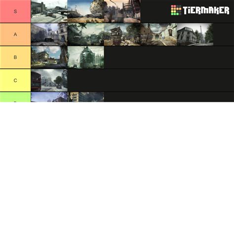 Call Of Duty Modern Warfare 3 Maps Tier List Community Rankings TierMaker