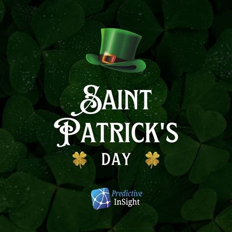 Happystpatricksday Datadrivensuccess Predictiveinsight Predictive Insight