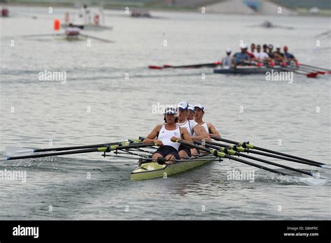 Great Britains Womans Quadruple Scull Rowing Team Left Right