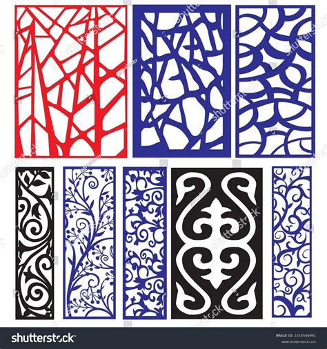 Laser Cut Template Leaf Cnc Cutting Stock Vector Royalty Free 2216544991 Shutterstock