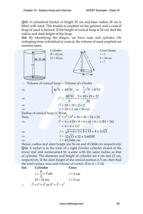 Ncert Exemplar For Class 10 Maths Chapter 12 Mathongo