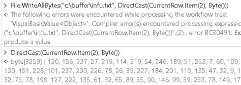 Database Row With Bytes Studio UiPath Community Forum