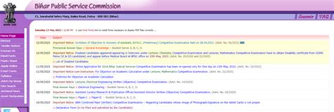 Bpsc Assistant Answer Key 2023 Released Download Pdf