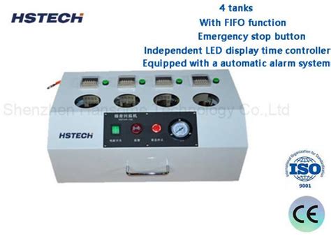 equipped with a automatic alarm system with fifo function 4 tank solder