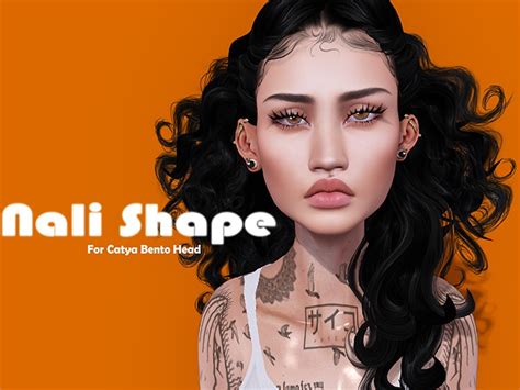 Second Life Marketplace Nali Shape For Catya Bento Head