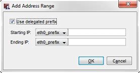 Configure DHCPv Client Prefix Delegation
