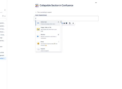 Mastering Collapsible Sections In Confluence Appanvil