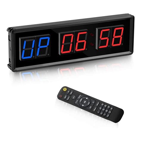 Gym Timer Led Interval Timer Digital Countdown Clock Fitness Timer