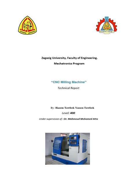 Cnc Milling Machine Report Pdf