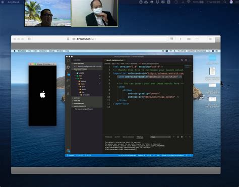 บรรยากาศ สอน flutter swift coding กับ มาสเตอร์ อึ่ง