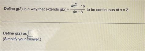 Solved Define G2 ﻿in A Way That Extends Gx4x2 164x 8