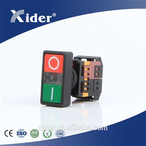 As N Double Push Button Switch With Light Momentary Button Switch China Xider Electric