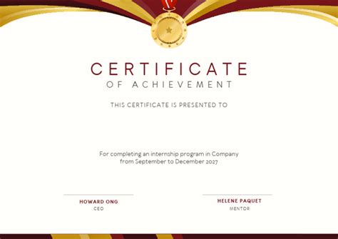 Program Certificate Pdf Business