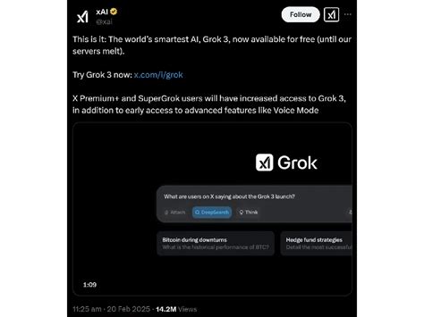 Grok 3 免費開放使用！ Xai 表明直至死 Server 為止【附使用連結】 Ezone