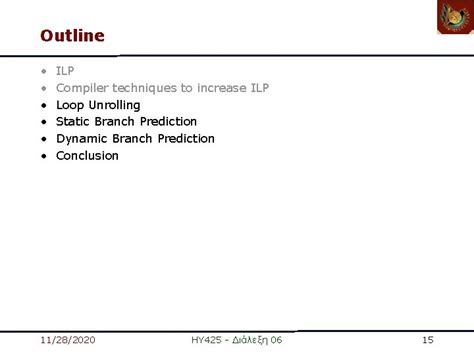 Outline Ilp Compiler Techniques To Increase Ilp Loop