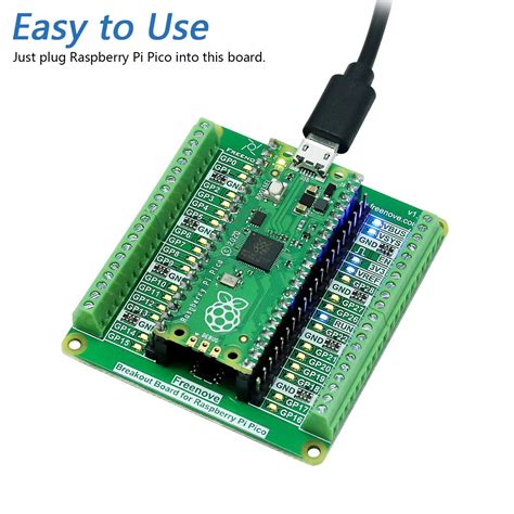 Freenove Breakout Board For Raspberry Pi Pico Terminal Block Gpio