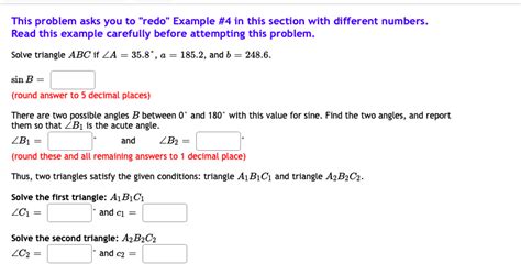 Solved This Problem Asks You To Redo Example 4 In This Chegg Com