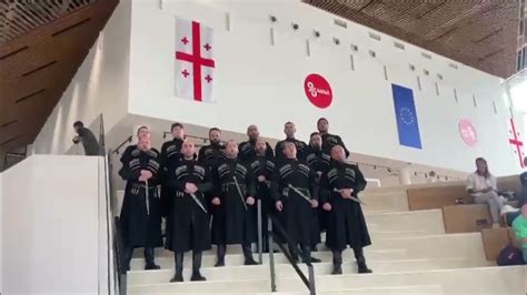 საქართველოს ჰიმნი ქუთაისის სიმღერისა და ცეკვის სახელმწიფო აკადემიური ანსამბლის შესრულებით