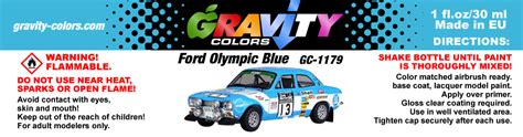 Ford Olympic Blue Gravity Colors