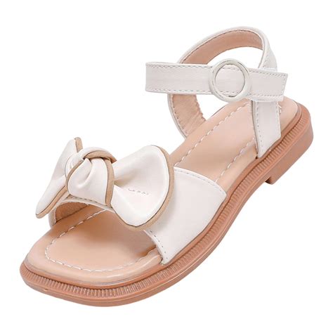 Alcepopk Girls Gladiator Sandals Cute Strappy Sandals With Zipper
