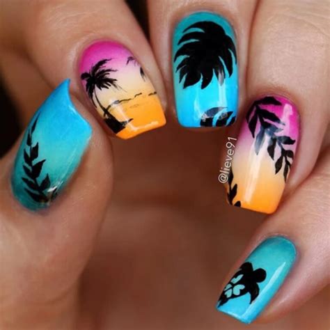 15 Tropical Nail Designs For Short Nails 2026