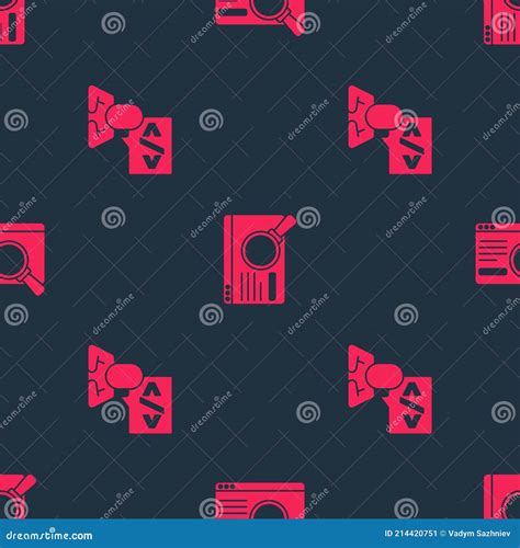 set front end development and ui or ux design on seamless pattern