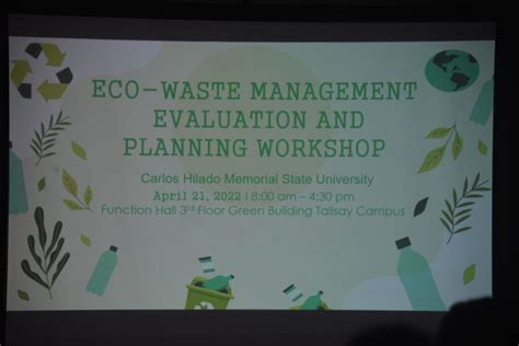 Eco Waste Management Team Conducts Eco Waste Management Evaluation And