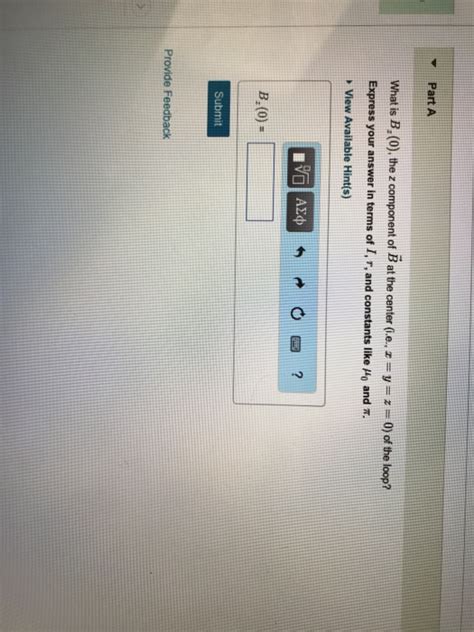 solved part a what is b 0 the z component of b at the