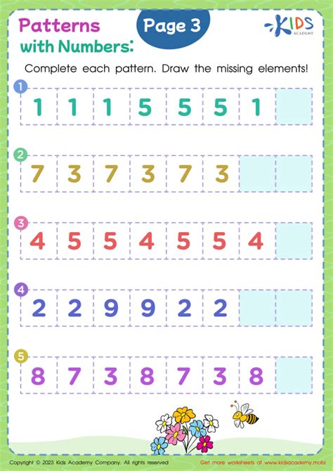 Free Patterns With Numbers Page 3
