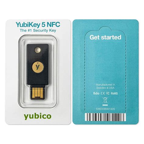Yubico Yubikey 5 Usb A And Nfc Two Factor Authentication Security Key