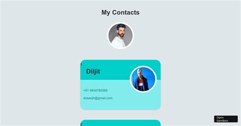 React Components Codesandbox