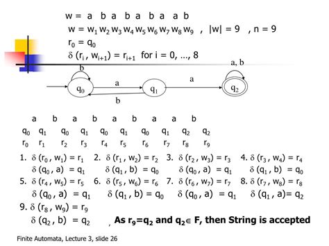 Ppt Lecture Three Finite Automata Powerpoint Presentation Free Download Id 2849021