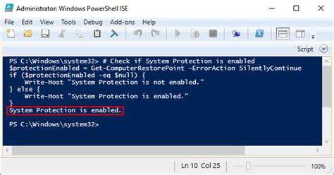 check system protection via powershell solved page 2 windows 10 forums