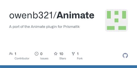 Github Owenb321animate A Port Of The Animate Plugin For Prismatik
