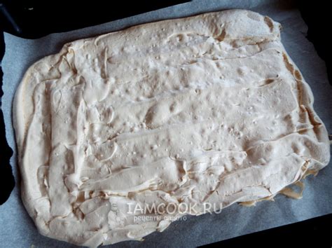 Меренговый рулет с заварным кремом — рецепт с фото пошагово