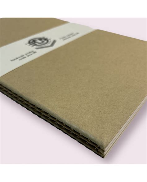 Peb Stitched Kraft Line Handmade Notebooks