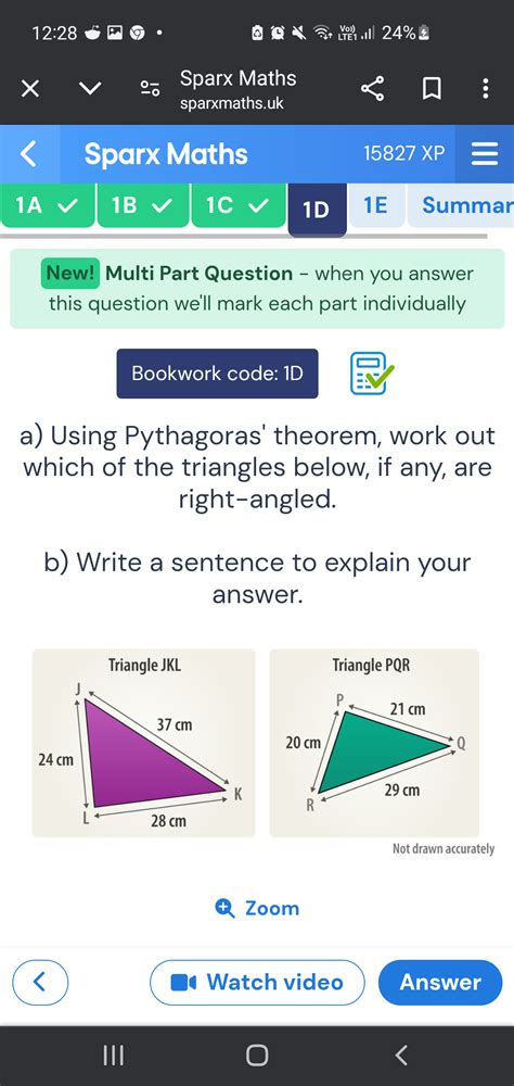 1228 Q a Vo 24 o Sparx Maths sparxmathsuk | StudyX