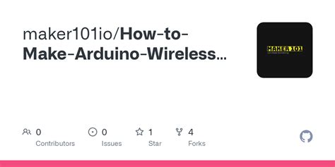 Github Maker101iohow To Make Arduino Wireless Controlled Diy Robot