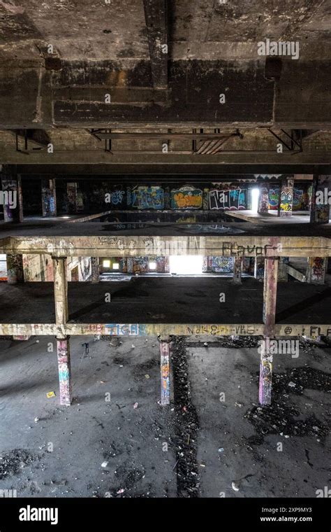 The Ruins Of Cfs Lac St Denis Québec Canada And Its Graffiti And