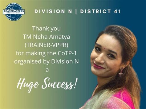 Neha Amatya On Linkedin Toastmastersinnepal Divisionn