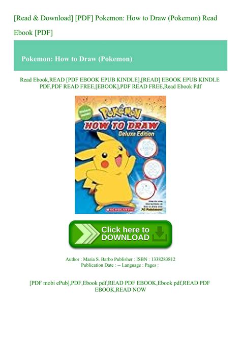 Read Download PDF Pokemon How To Draw Pokemon Read Ebook PDF By Jordonhlbrary Issuu